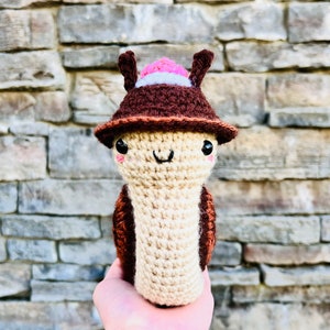 Cake Snail Crochet Pattern PDF, Amigurumi Food Animal, Cute Snail Plush ...