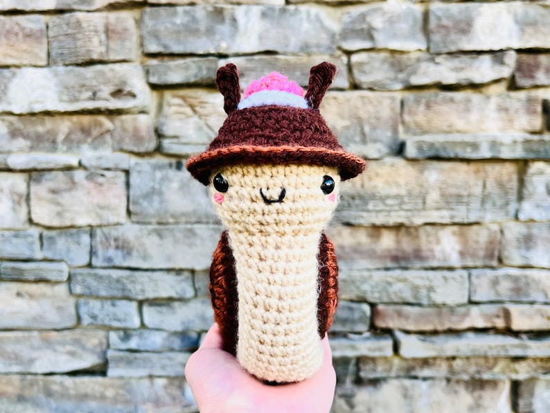 Cake Snail Crochet Pattern PDF, Amigurumi Food Animal, Cute Snail Plush ...