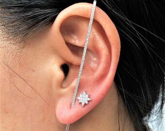 Ear Pin Earrings - Etsy