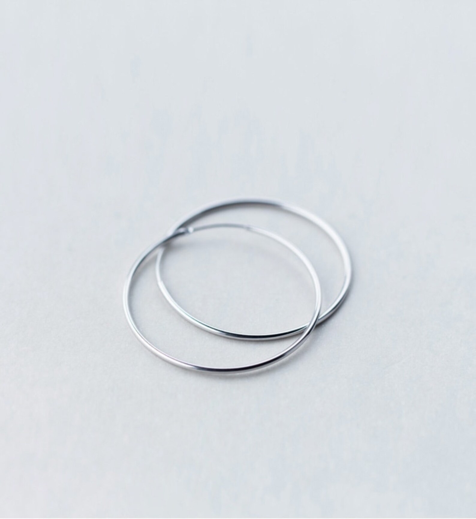 Hoop Earrings, 40 Mm Hoops - Etsy