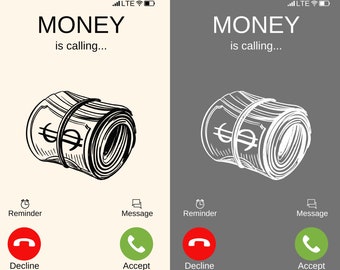 Call Money Svg - Etsy