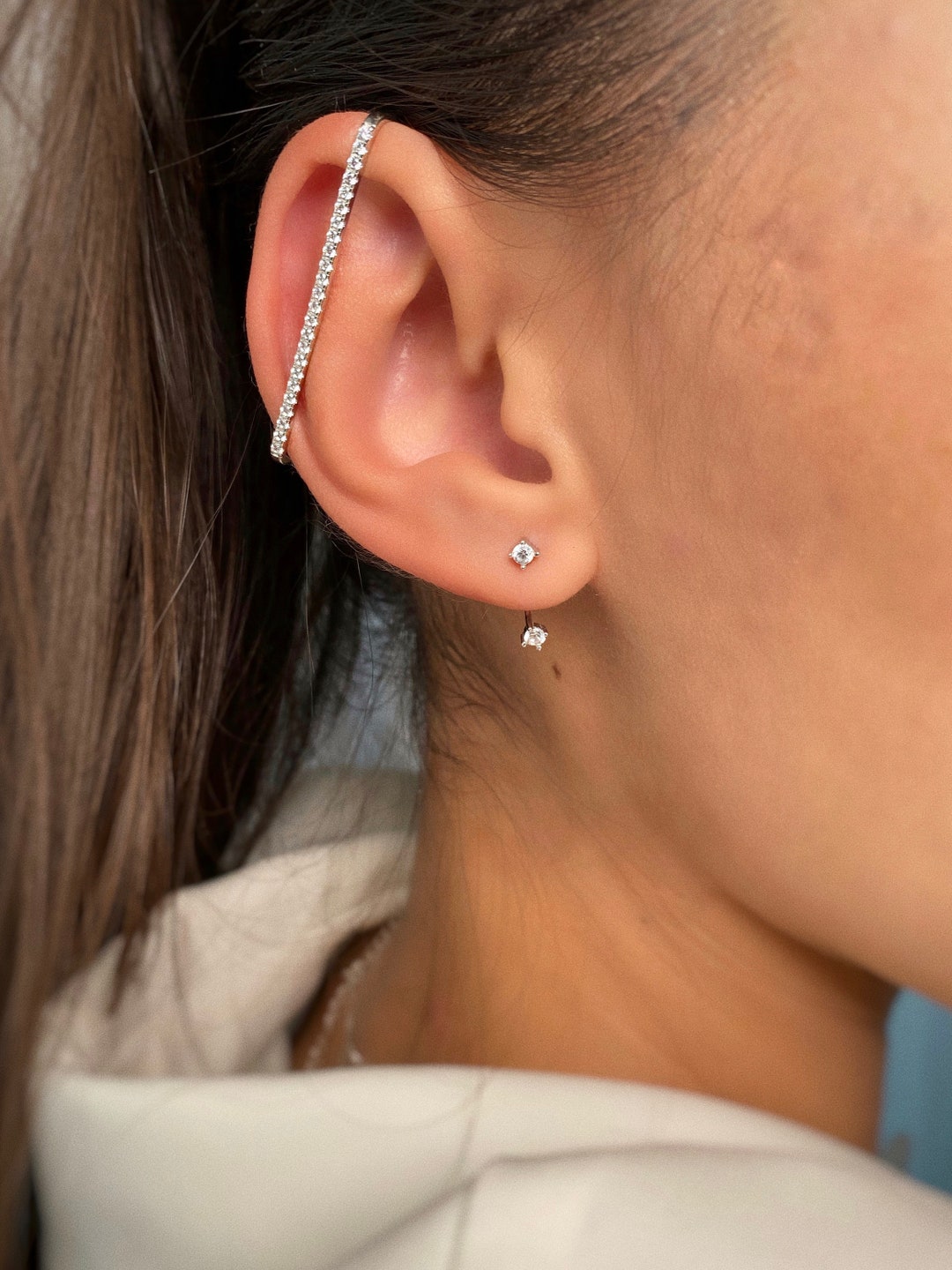 Industrial Ear Cuff, Cartilage Ear Cuff, Ear Cuff No Piercing - Etsy