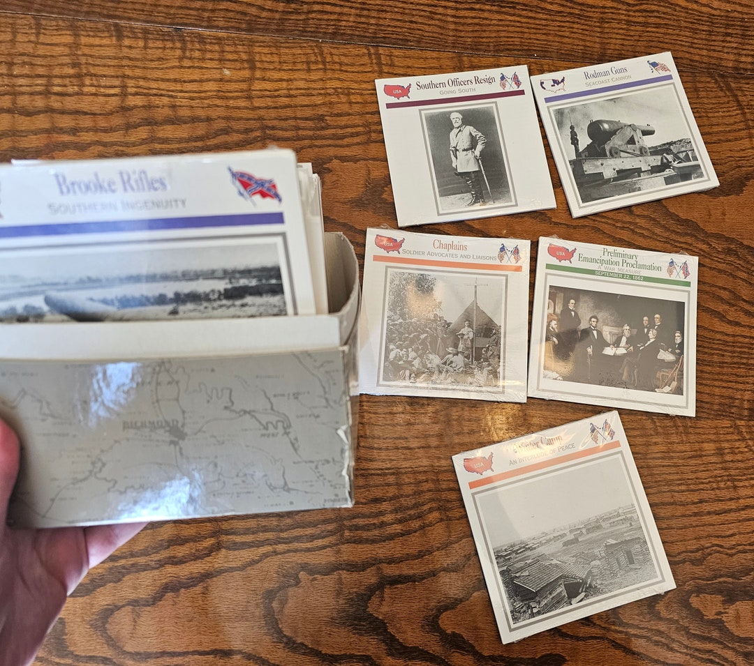 LOT 1995 Atlas Civil War Cards Including Box Some NEW WRAPPED - Etsy