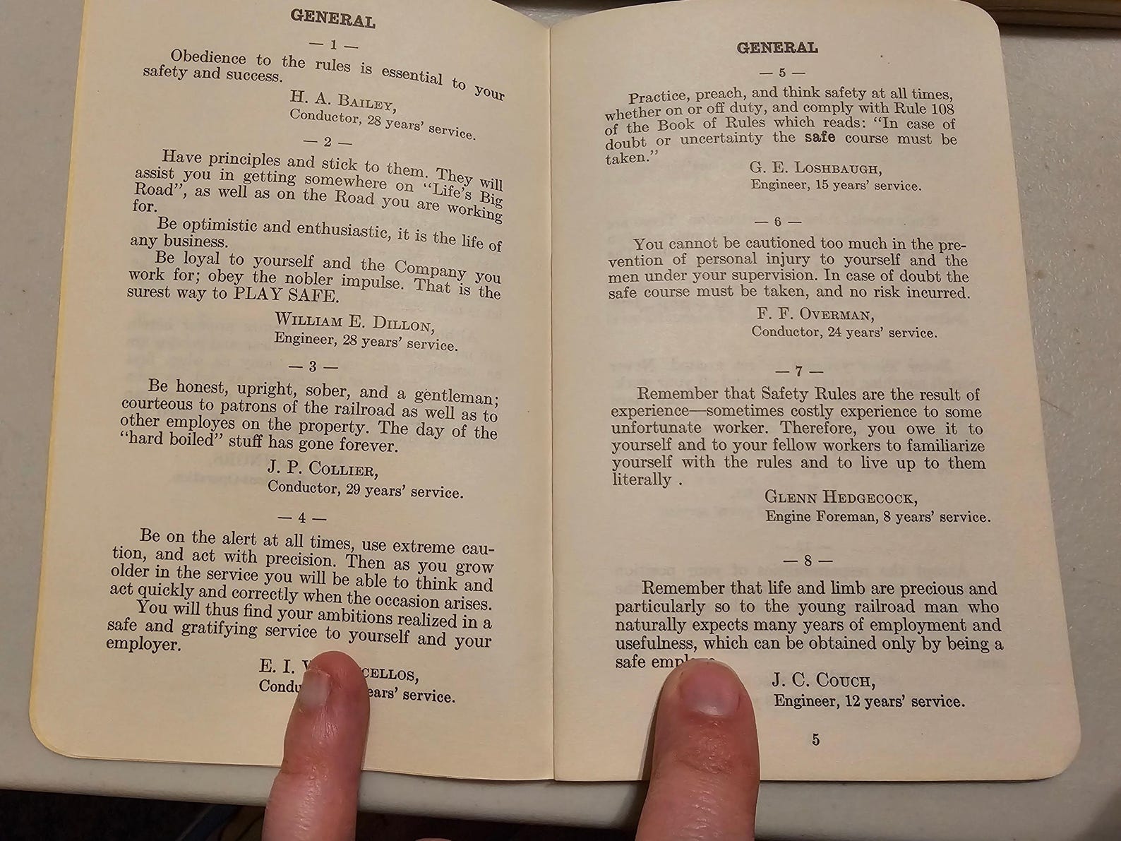Union Pacific 1940s Employee Handbooks LOT of 4 Senority Roster Advice ...