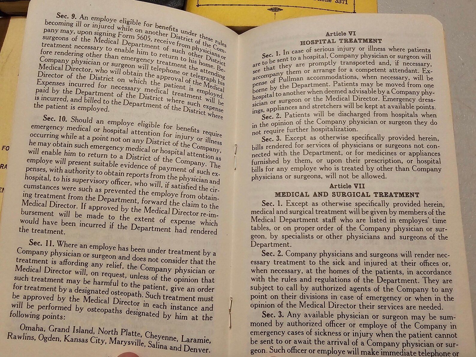Union Pacific 1940s Employee Handbooks LOT of 4 Senority Roster Advice ...