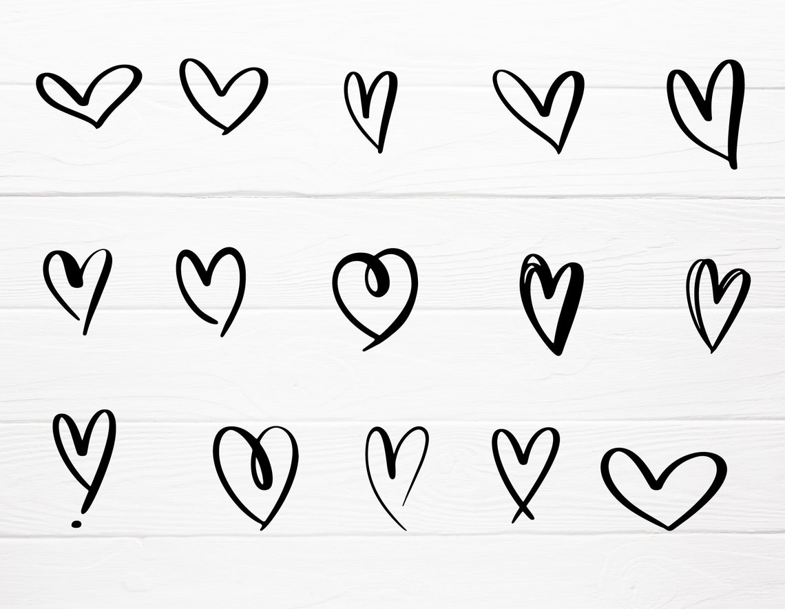 66 Heart Svg Bundle Cut File, Hearts Svg, Valentine Days Svg,heart ...