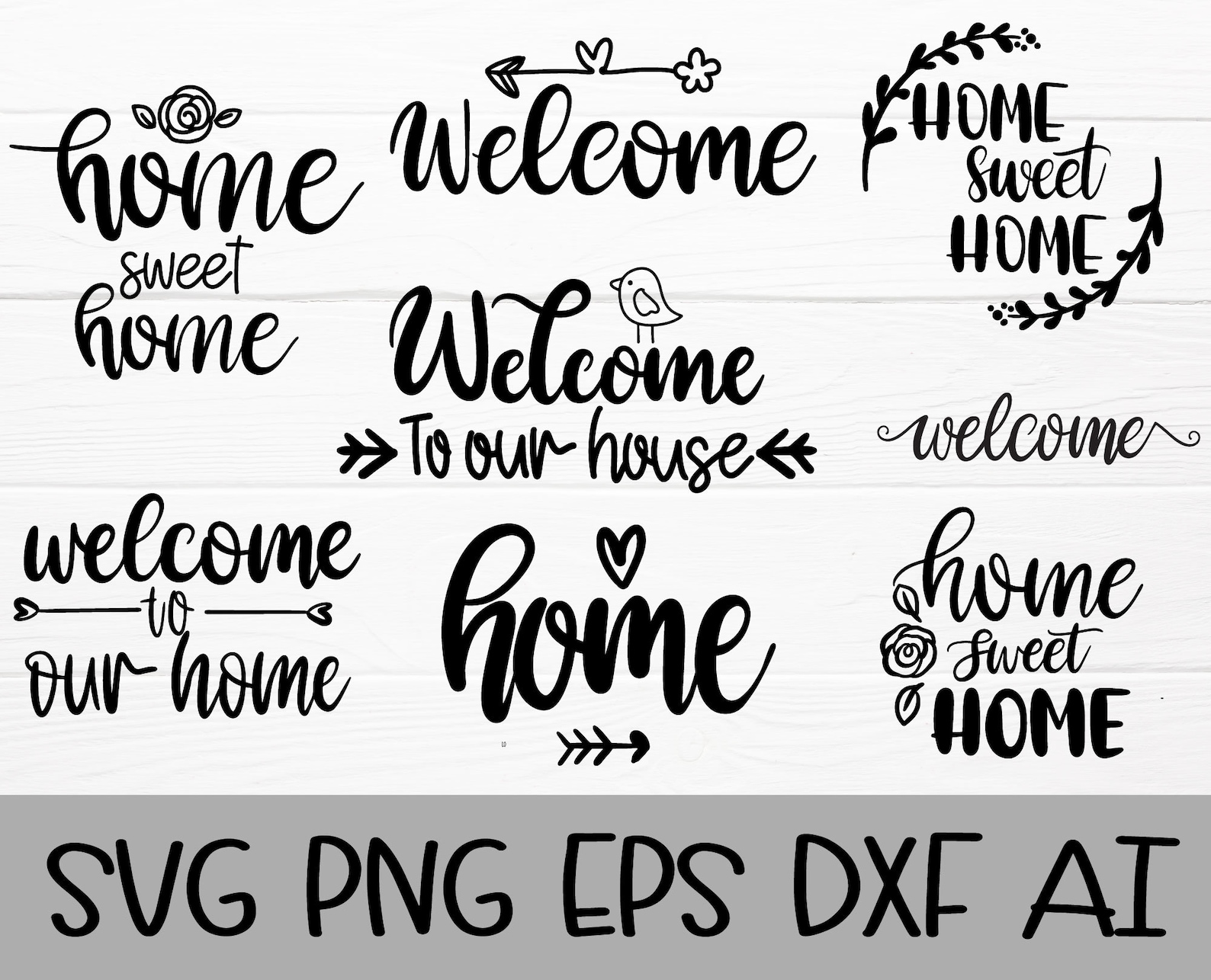 Home Sweet Home Welcome to Our House Welcome to Our - Etsy