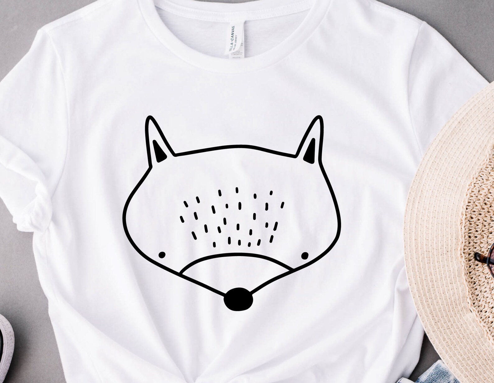 Woodland Animals Bundle SVG for Cut File Coloring Forest Head | Etsy