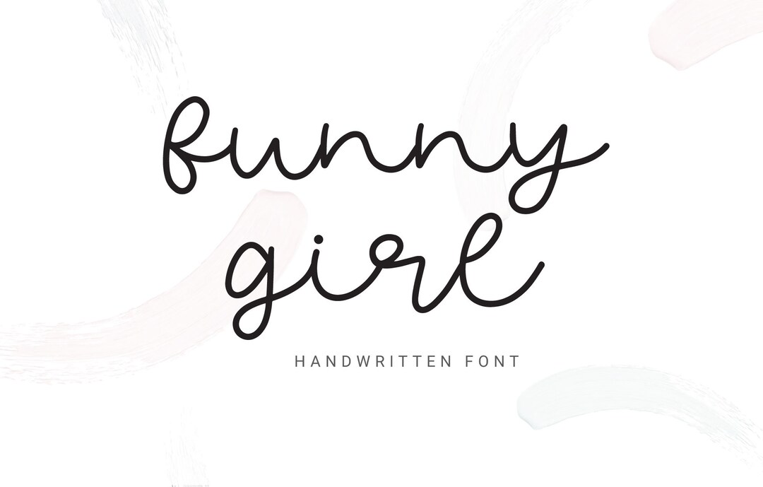 Funny Girl Font for Craft Font Download, Modern Font,fonts for Cricut ...