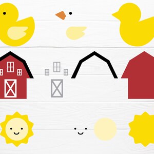 Farm Animals Bundle SVG for Cut File,farm Animal Coloring ,clipart ...