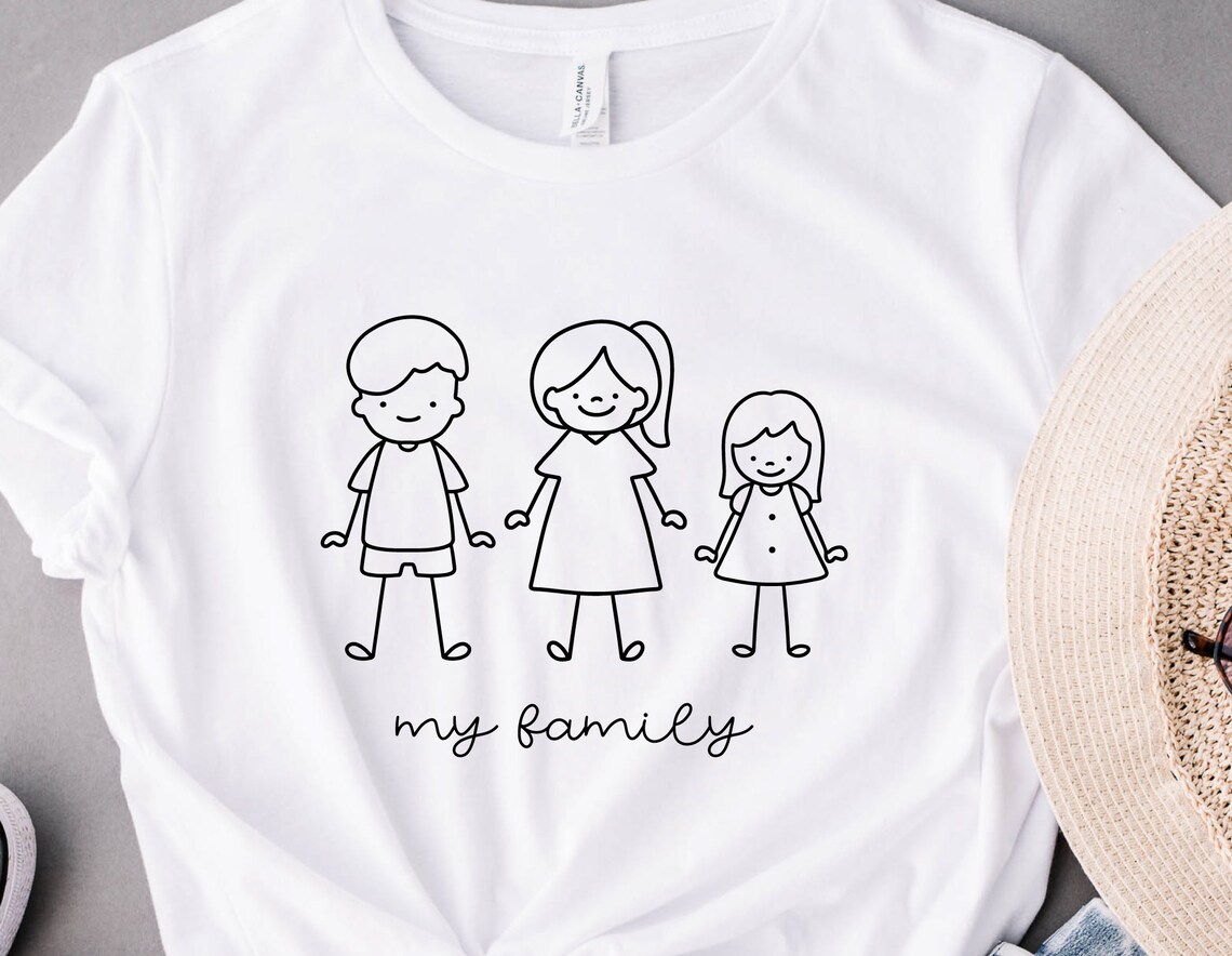 People Family Bundle for Cut File, Clip Art,hand Drawn Style,svg,dxf ...
