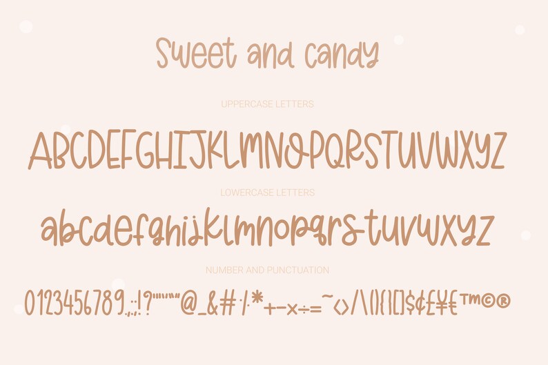 Sweet and Candy Script Fontfont Download Calligraphy - Etsy