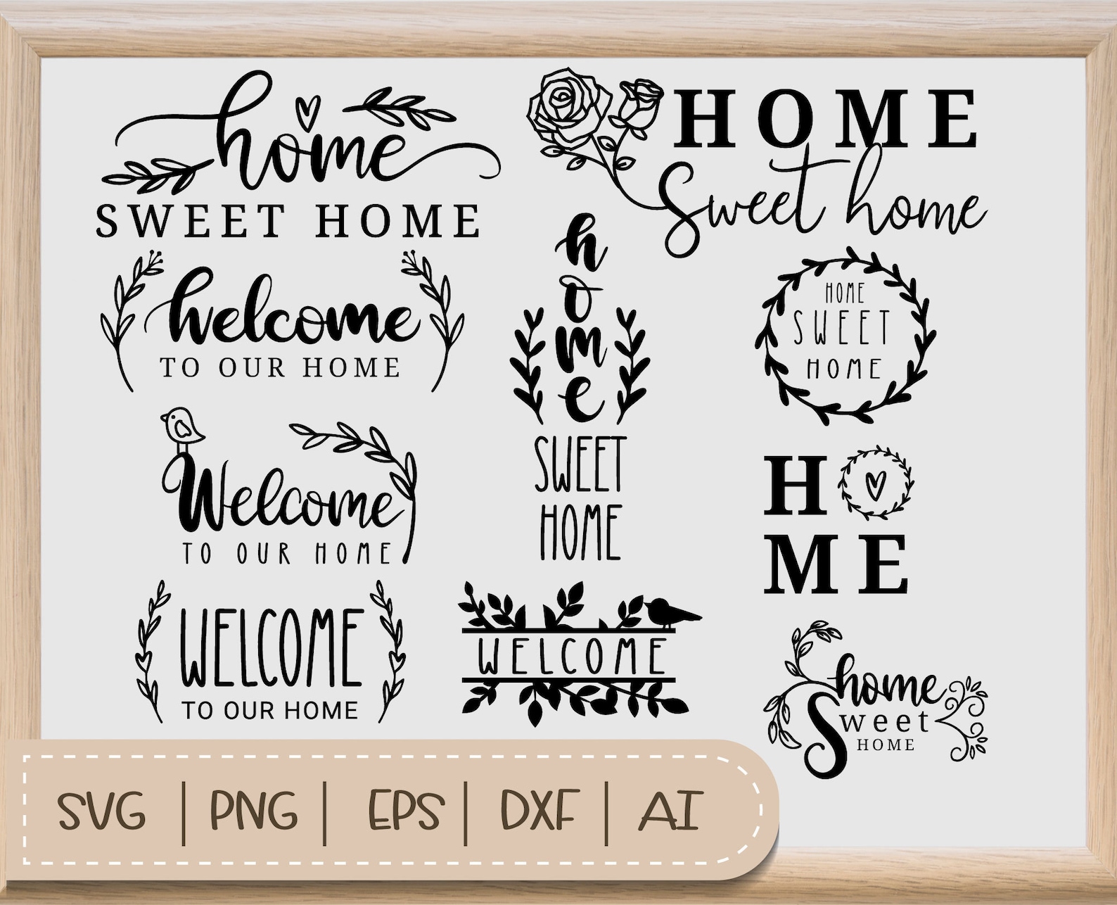 Home Sweet Home Welcome to Our Home Welcome to Our | Etsy