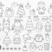 30 Woodland Animals Bundle SVG for Cut File, Coloring Forest Head ...