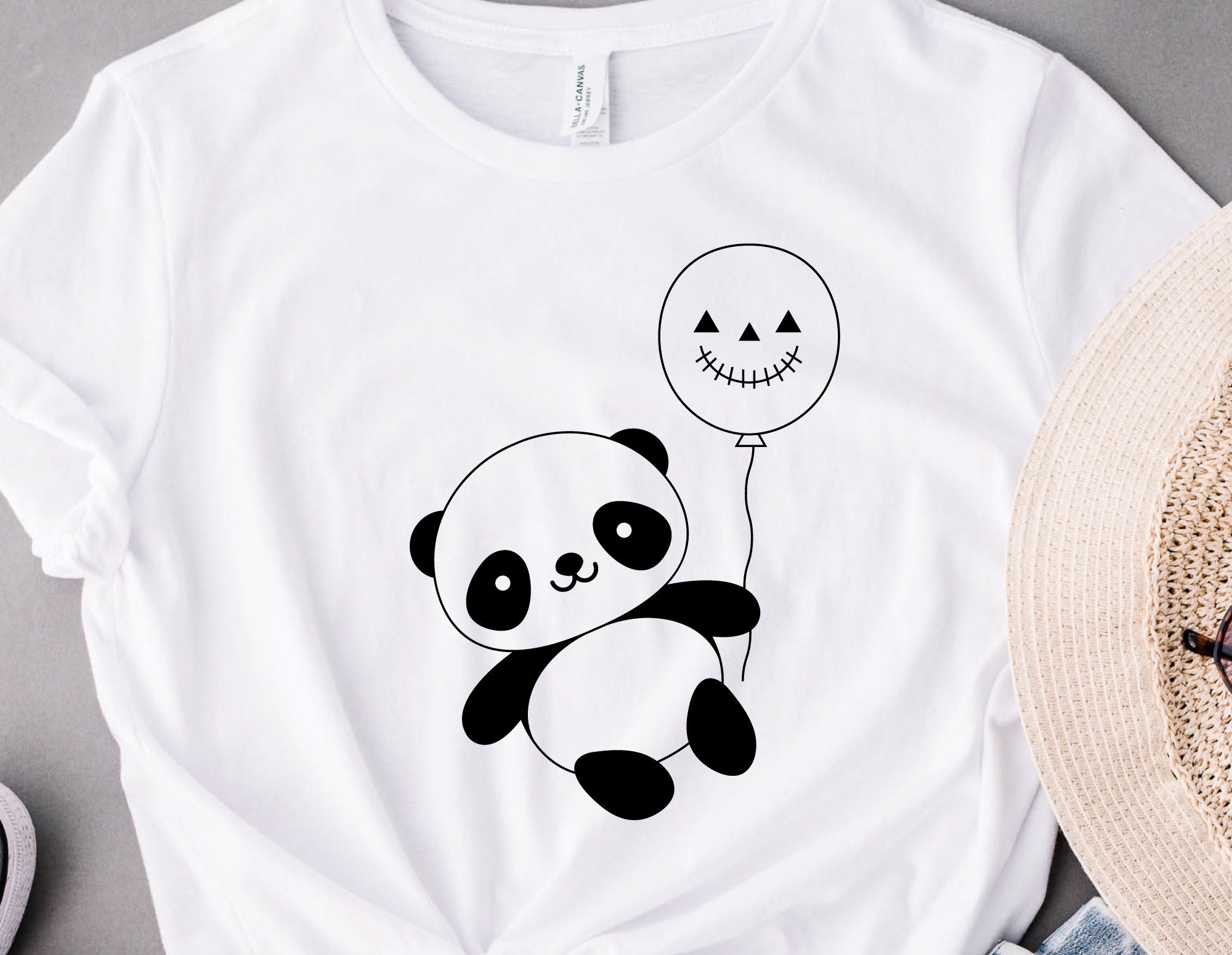 20 Halloween With Cute Panda Cartoon Svg Bundle Cut File - Etsy