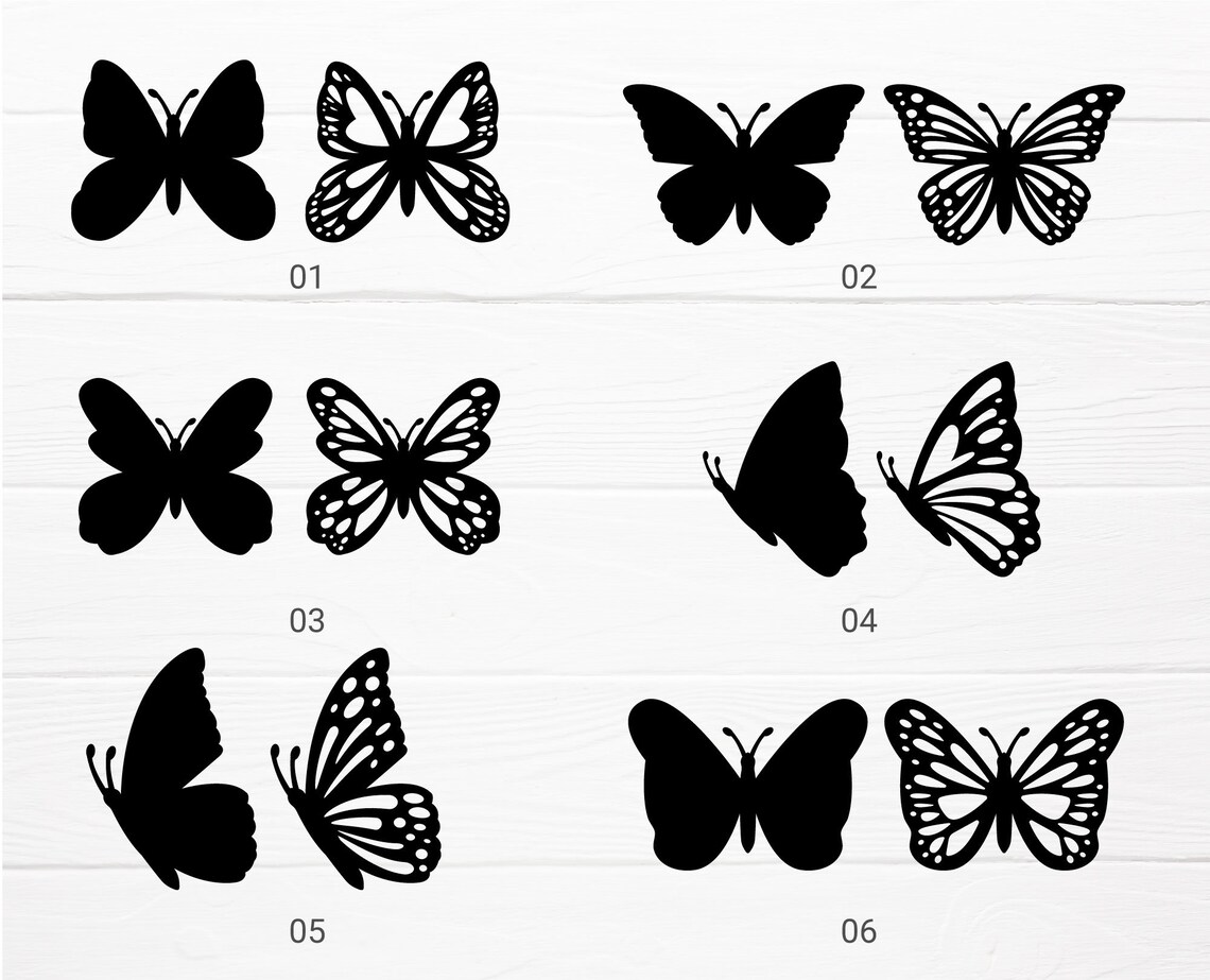 Butterfly Bundle SVG Cut File,butterfly for Cricut,dxf,png,eps,ai ...