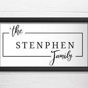 Family Last Name Svg for Cut File,farmhouse Wreath Svg,dxf,png,eps,ai ...