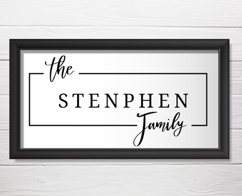 Family Last Name Svg for Cut Filefarmhouse Wreath - Etsy