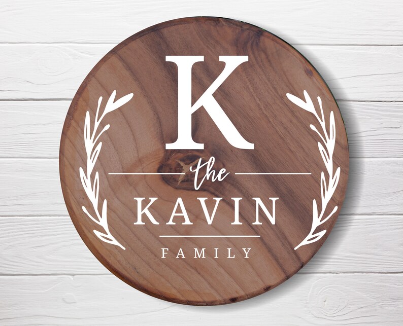 Family Last Name Svg for Cut File,farmhouse Wreath Svg,dxf,png,eps,ai ...