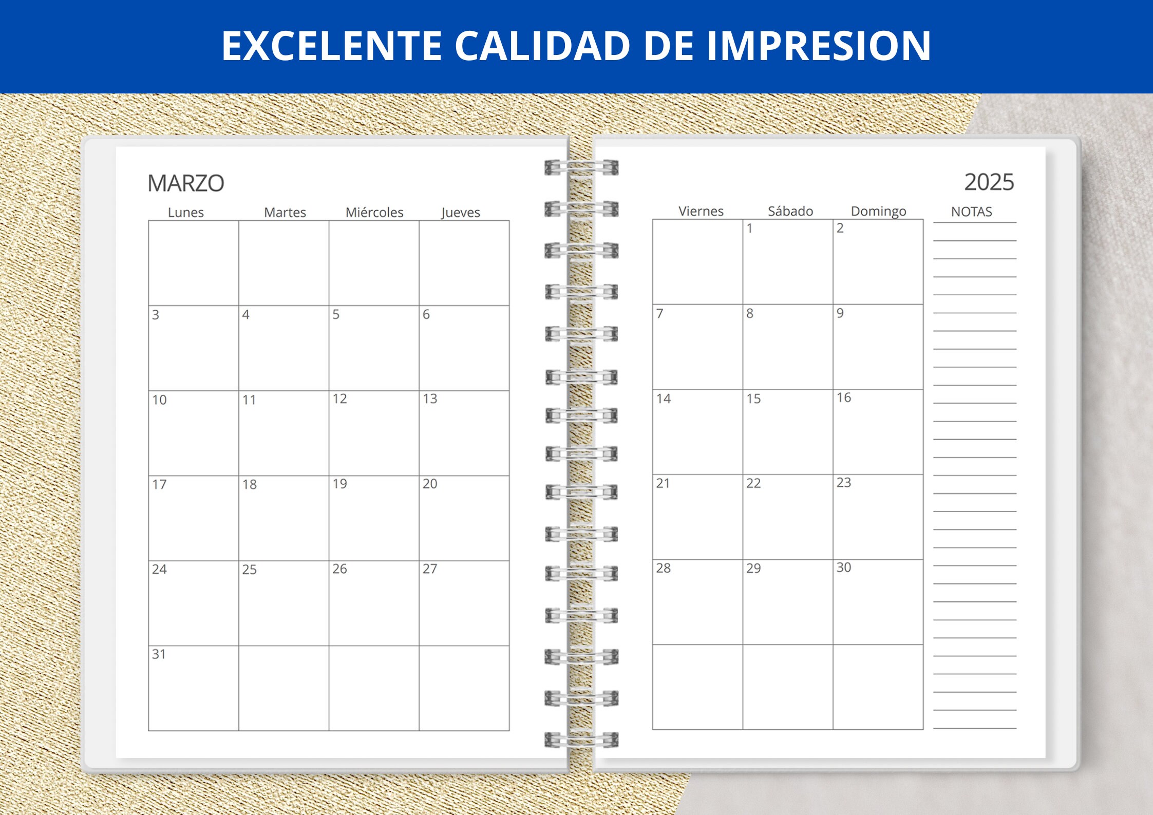 Printable 2025 Weekly Agenda - Week in View - Monthly Planners ...