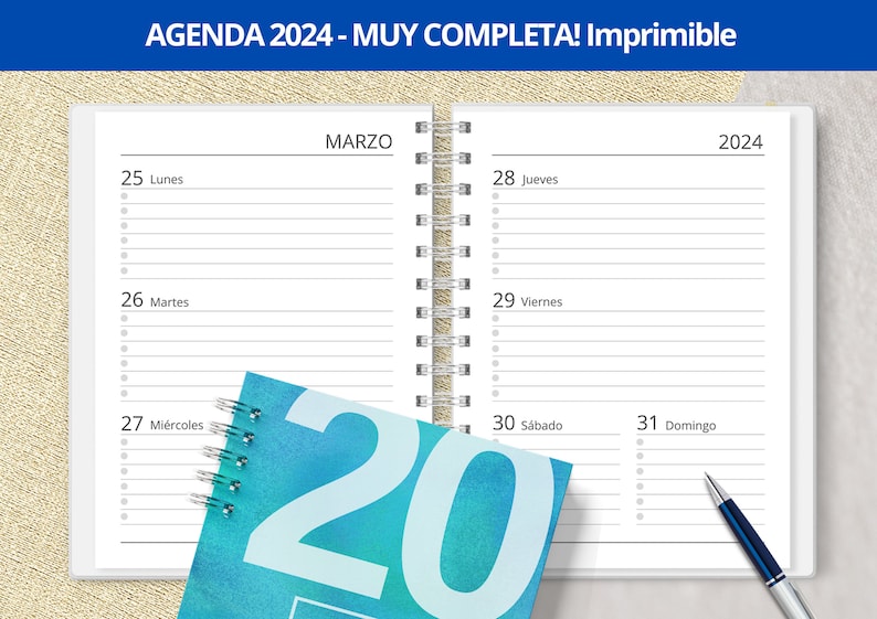 Printable Weekly Agenda 2024 Week in View Monthly Planners Expenses ...