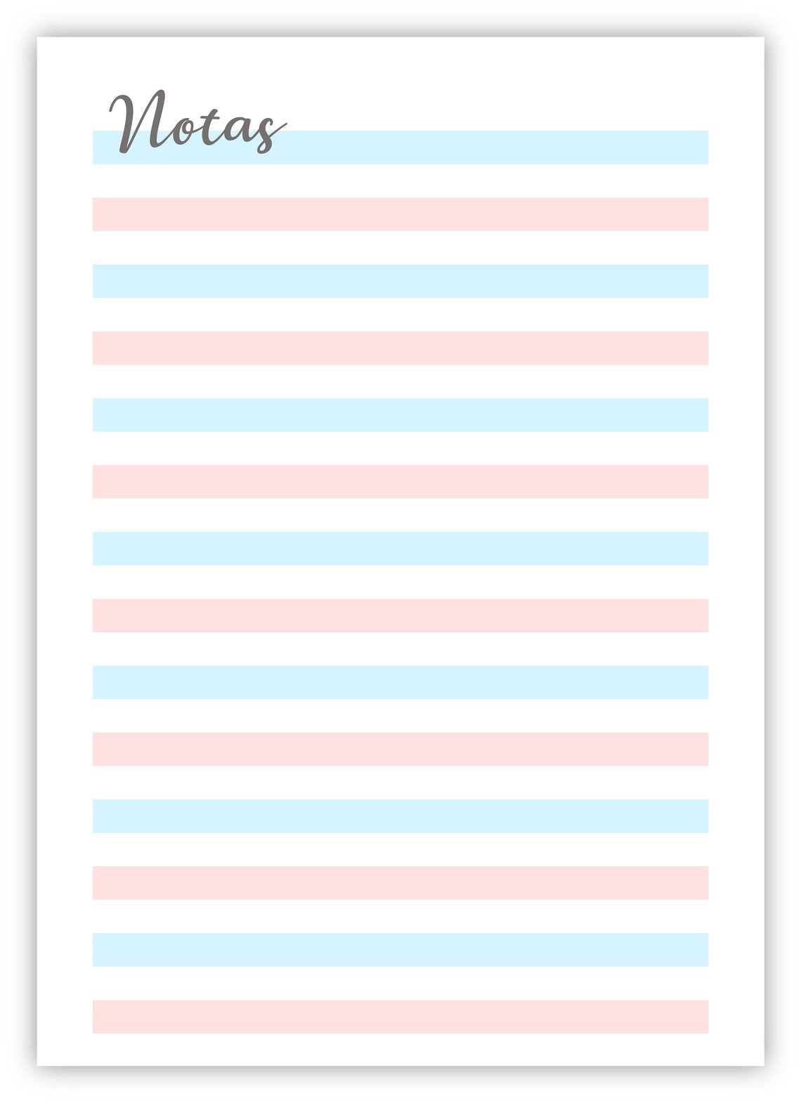 Kit Imprimible HOJAS RAYADAS A4 A5 Carta Media Carta - Etsy España