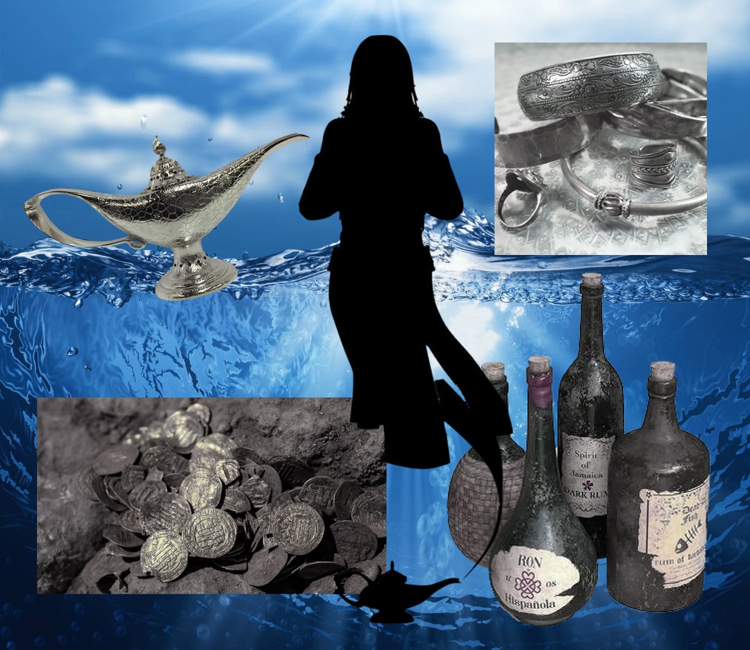 Water Djinn Spirit Companion - Etsy