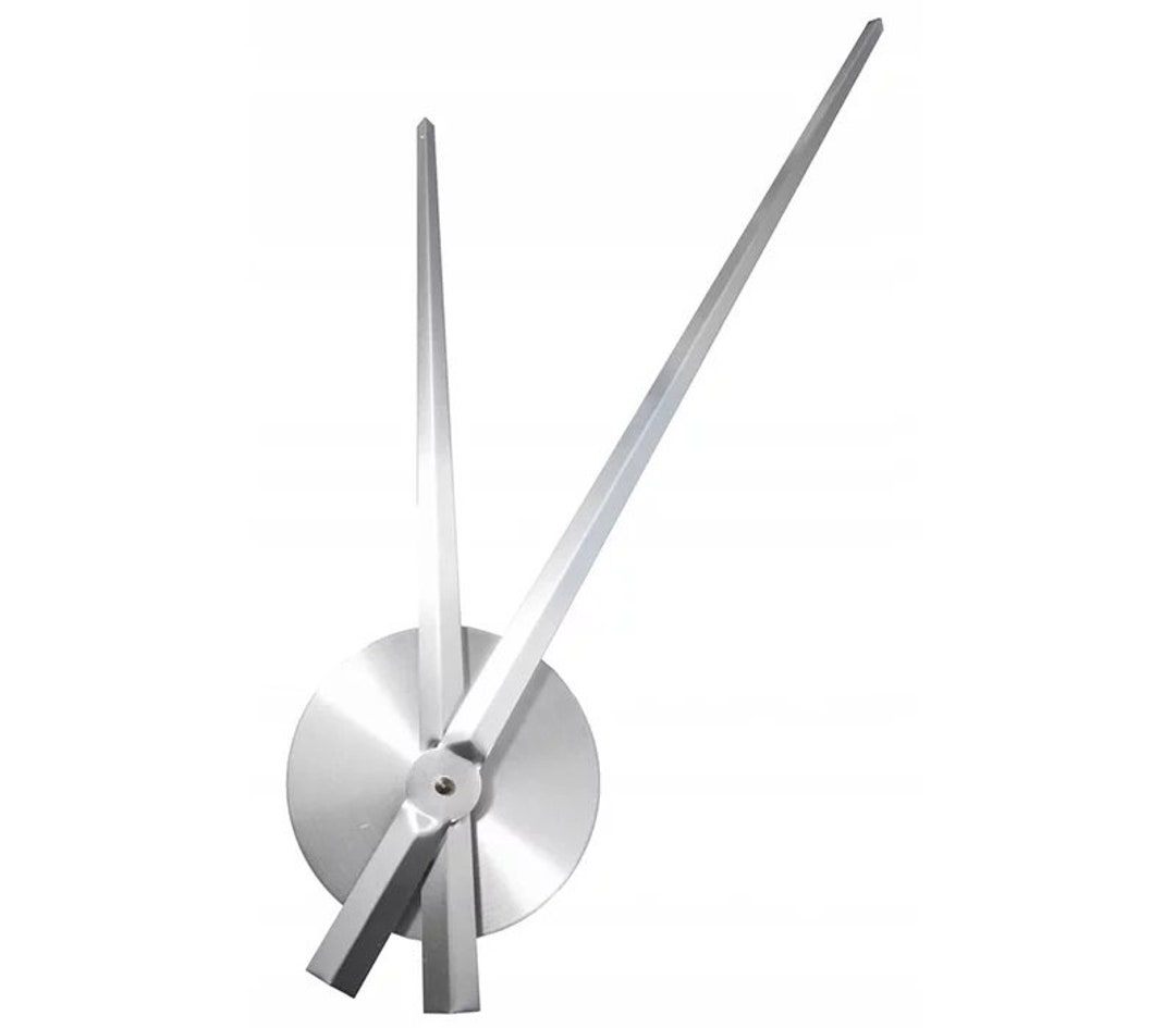 Diy BIG 38,5 SILVER Clock Clockwork Wall Clock Movement for Handicrafts ...