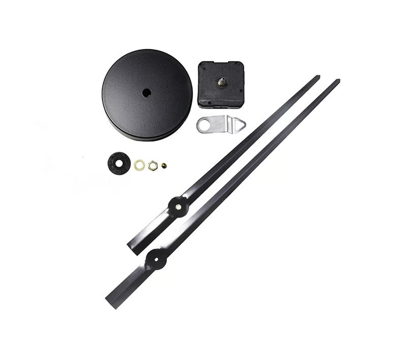 Diy BIG 38,5 BLACK Clock Clockwork Wall Clock Movement for Handicrafts ...