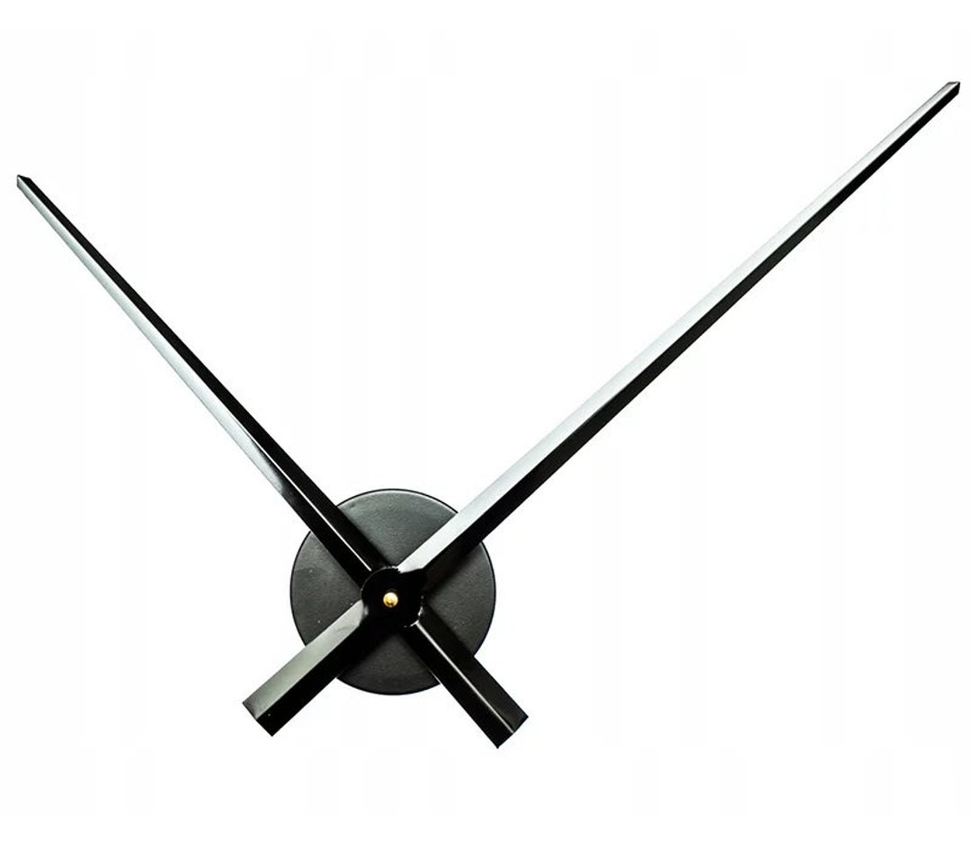 Diy BIG 38,5 BLACK Clock Clockwork Wall Clock Movement for Handicrafts ...