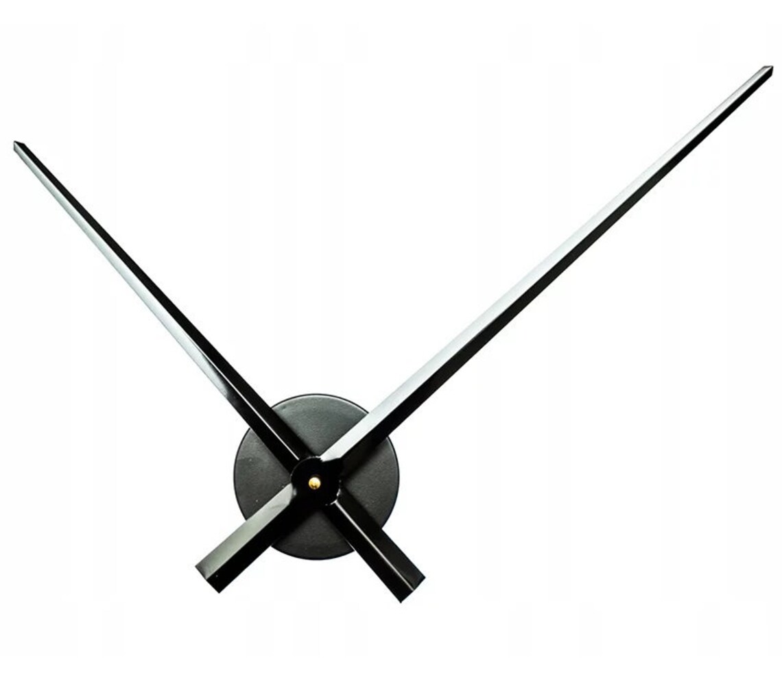 Diy BIG 38,5 BLACK Clock Clockwork Wall Clock Movement for Handicrafts ...