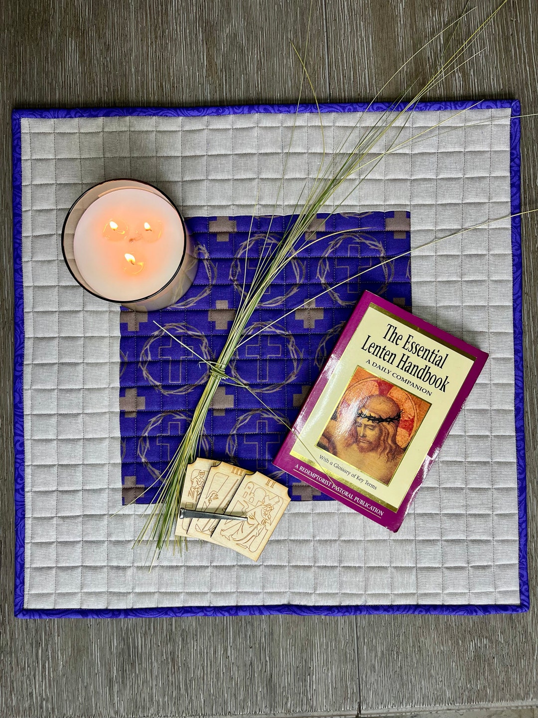 Crown of Thorns Lenten Prayer-table Cloth, Lent, Liturgical Season ...