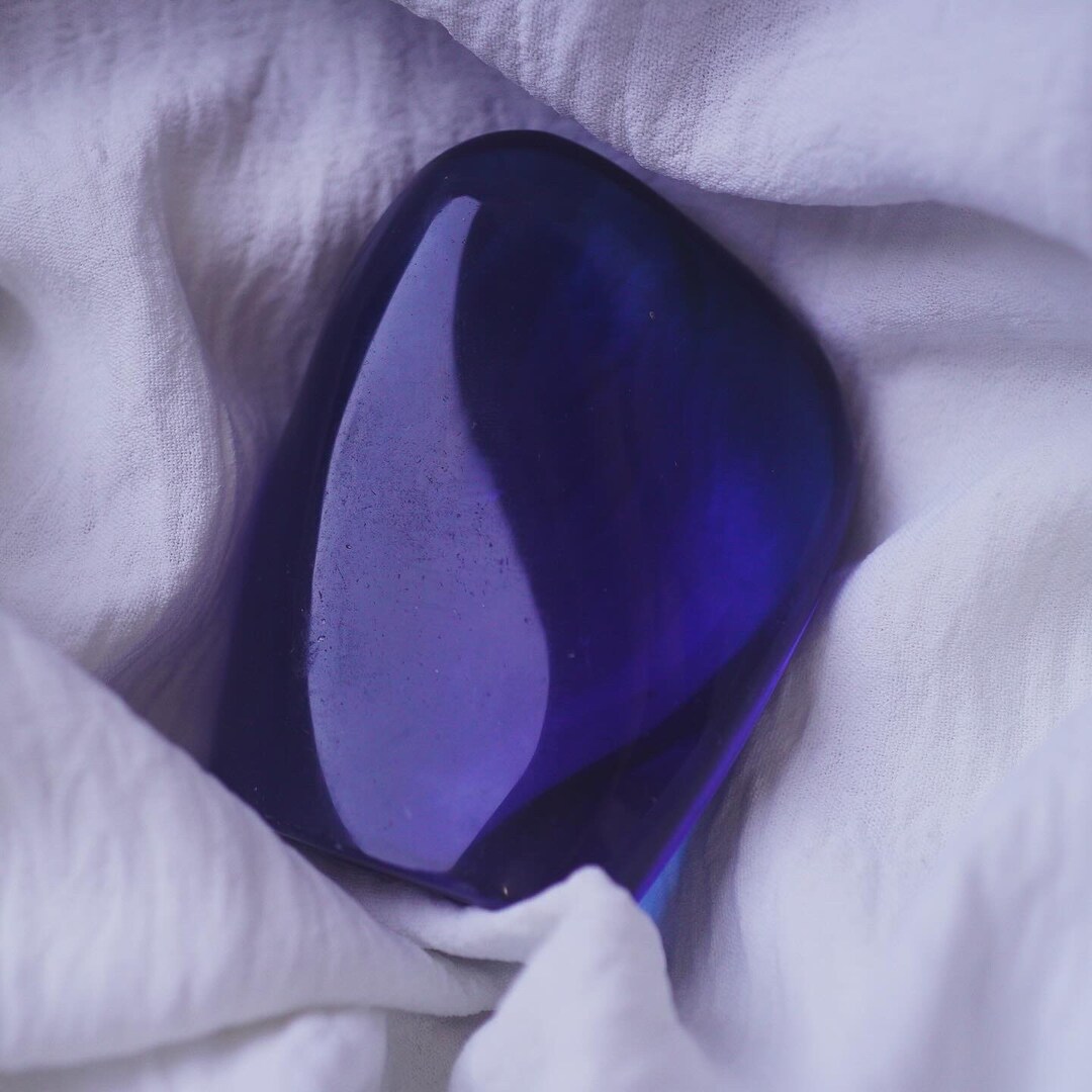 Natural Blue Obsidian Free Form From Indonesia - Etsy