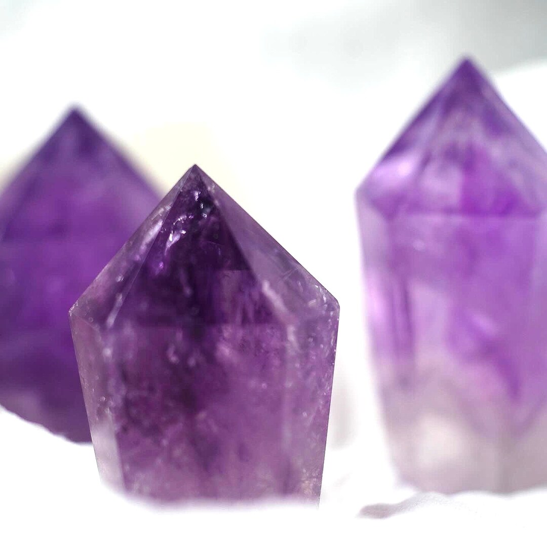 Mini Amethyst Cupcake Tower - Etsy