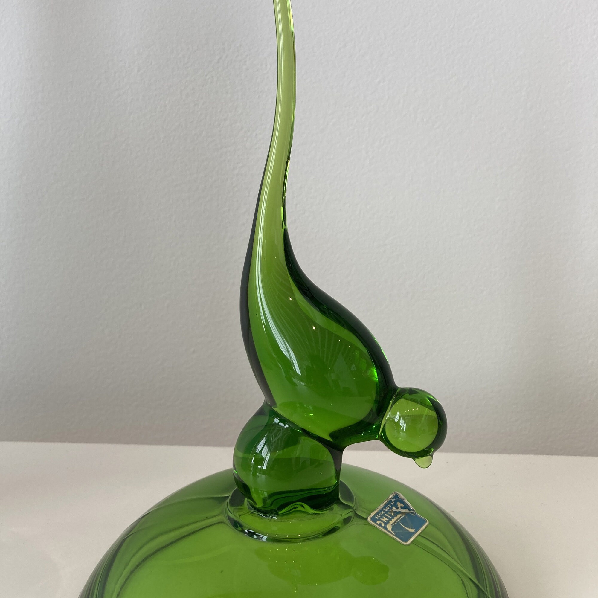 Vintage 1960s Viking Tailed Bird Candy Jar - Etsy