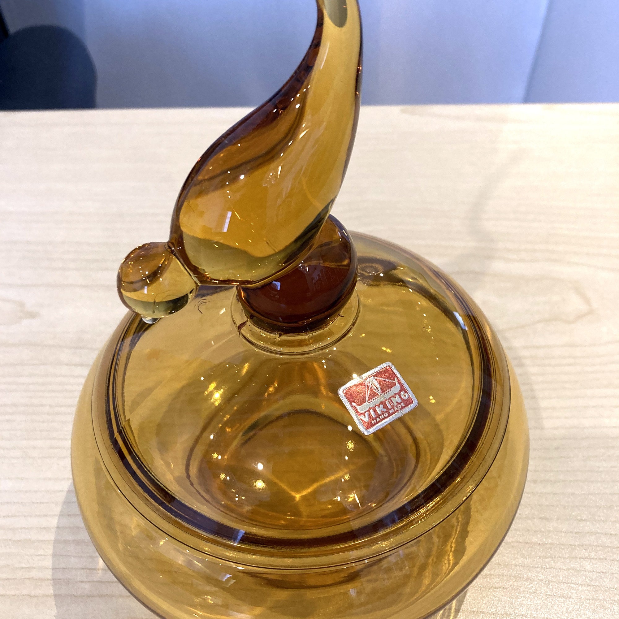 Vintage 1960s Viking Tailed Bird Candy Jar - Etsy