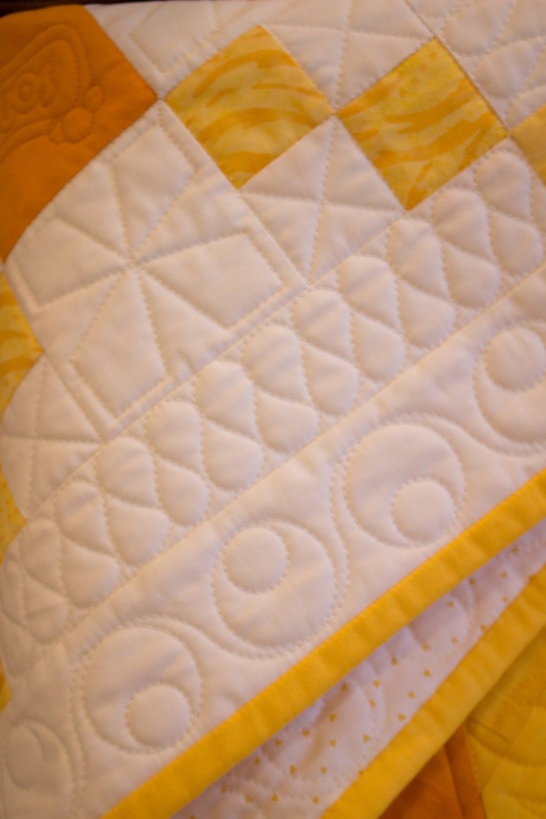 Yellow Baby Quilt, Duck Baby Quilt, Rubber Ducky Quilt, Baby Shower ...