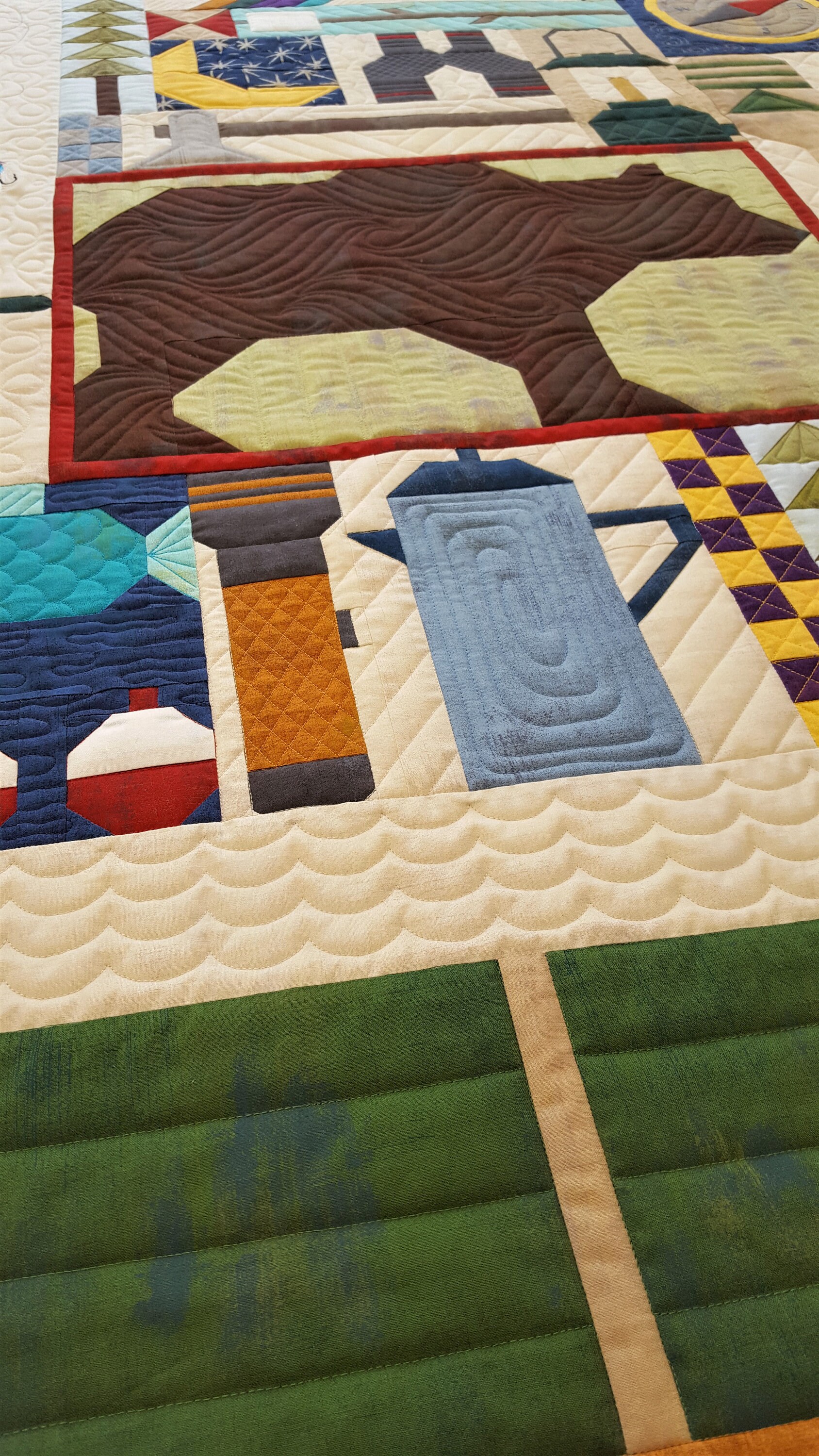 Camping Quilt Pattern: Redfish Lake Outdoor Design (PDF Pattern) - Etsy