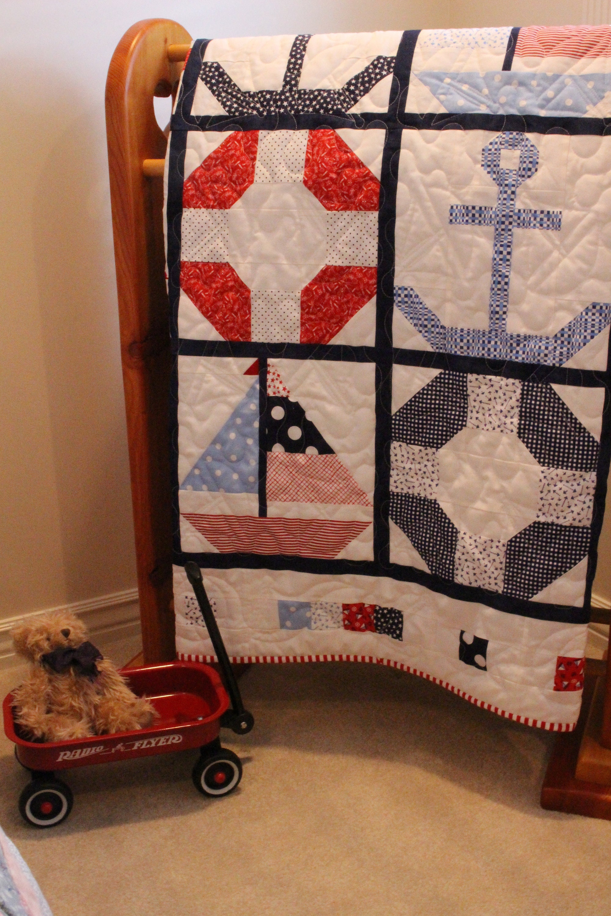 Nautical Quilt Pattern - Regatta Quilt Pattern, PDF Quilt Pattern ...