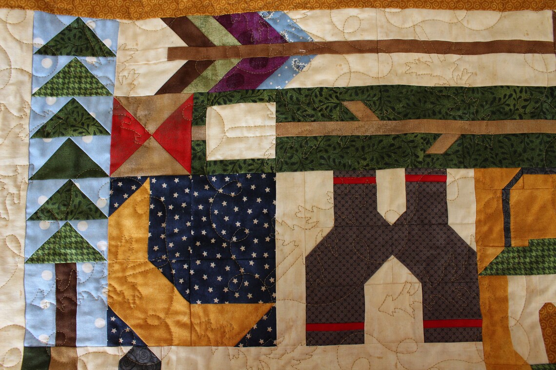 Camping Quilt Pattern: Redfish Lake Outdoor Design (PDF Pattern) - Etsy