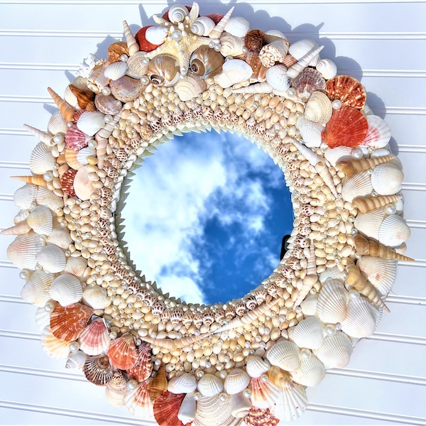 Seashell Mirror - Etsy