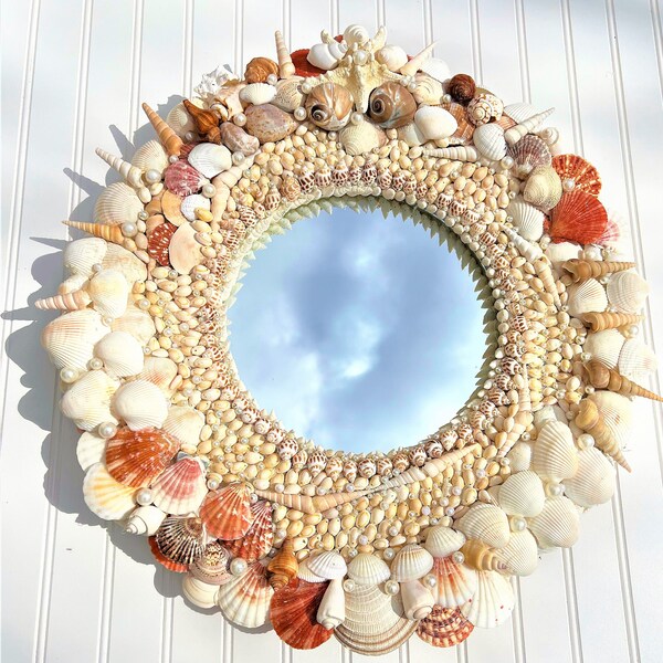 Seashell Mirror - Etsy