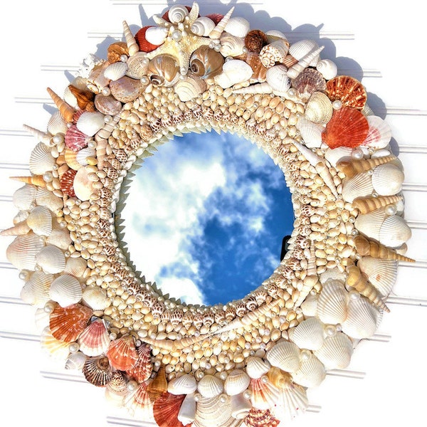Seashell Mirror - Etsy