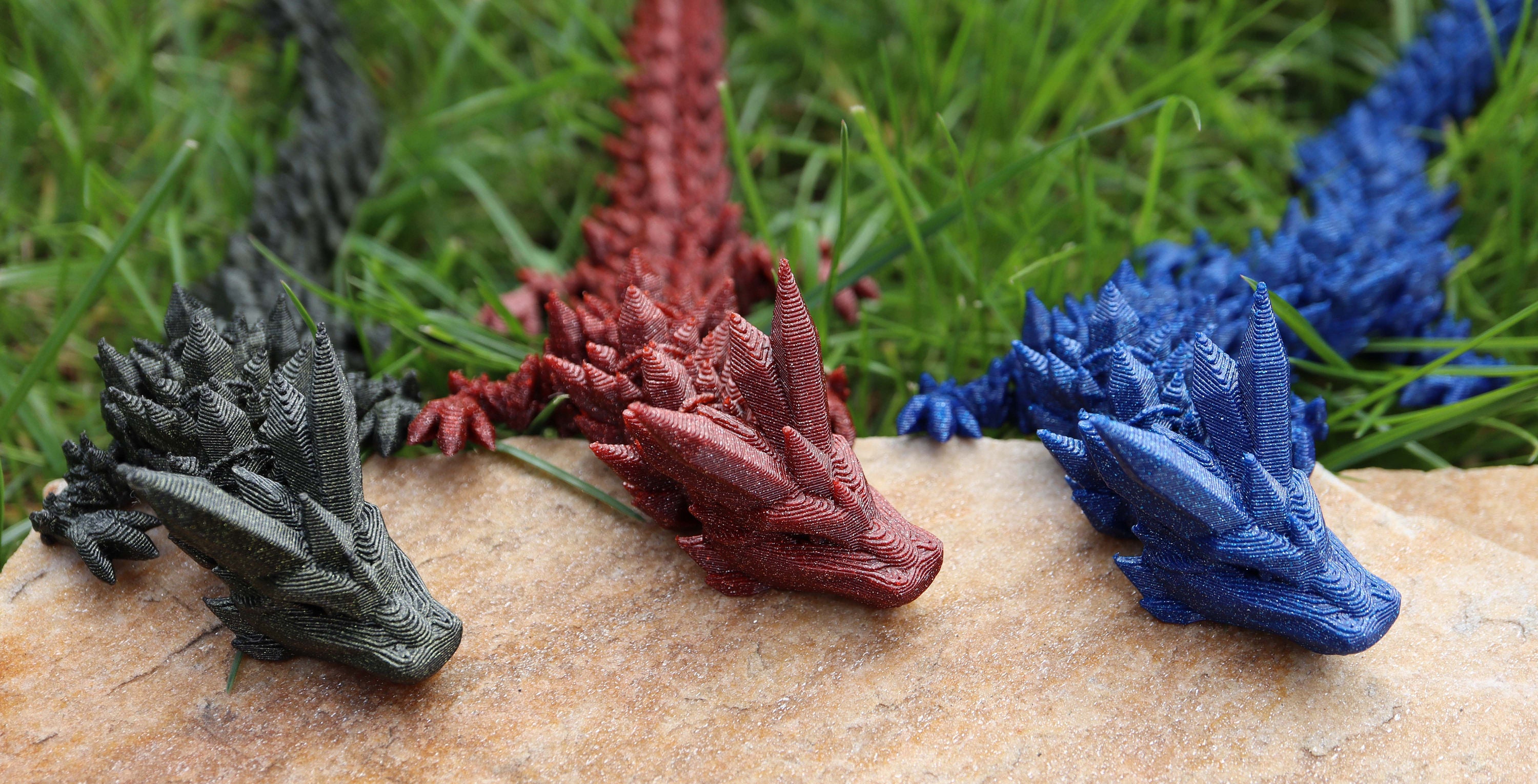 Flexibler Drache im 3D-Druck gefertigt bekannt durch TikTok - Etsy Österreich