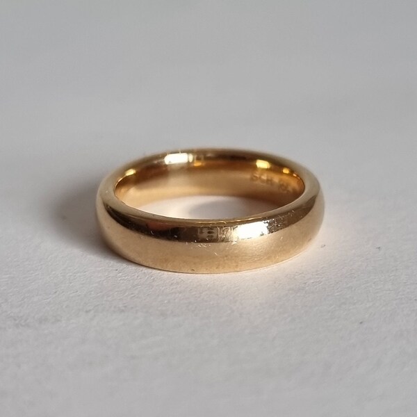 Vintage Gold Chunky Band - Etsy