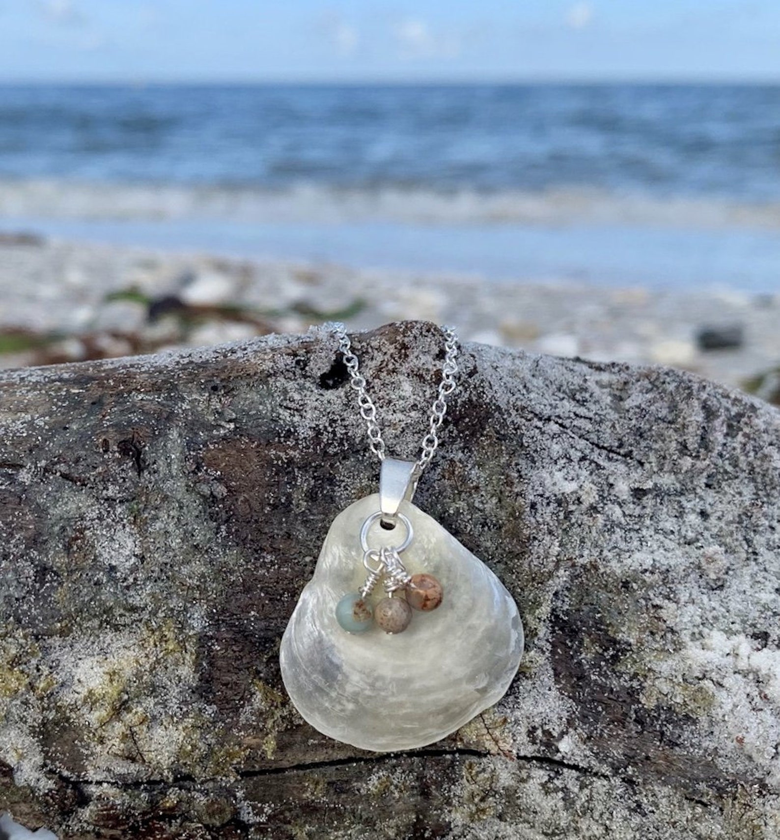 Shell Necklace, Beach Necklace, Shell Jewelry, Beach Jewerly, Seashell ...
