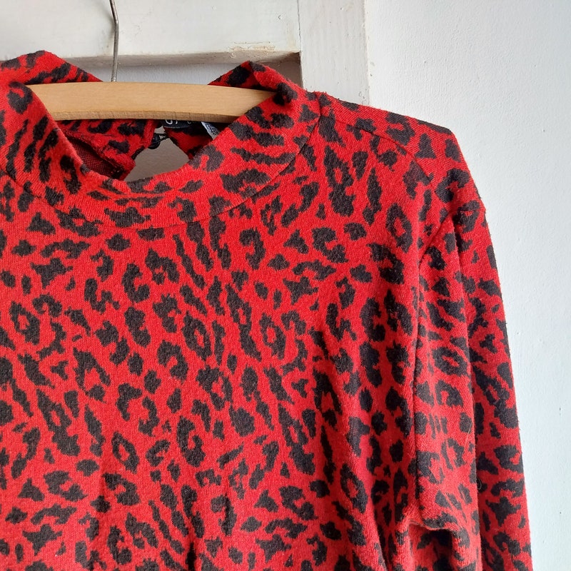 Y2k Top Cheetah Print - Etsy