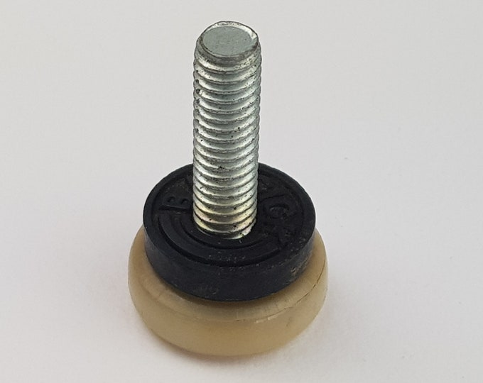 Furniture Glide Adjustable Leveling Foot Steel Base Screw on Threaded ...
