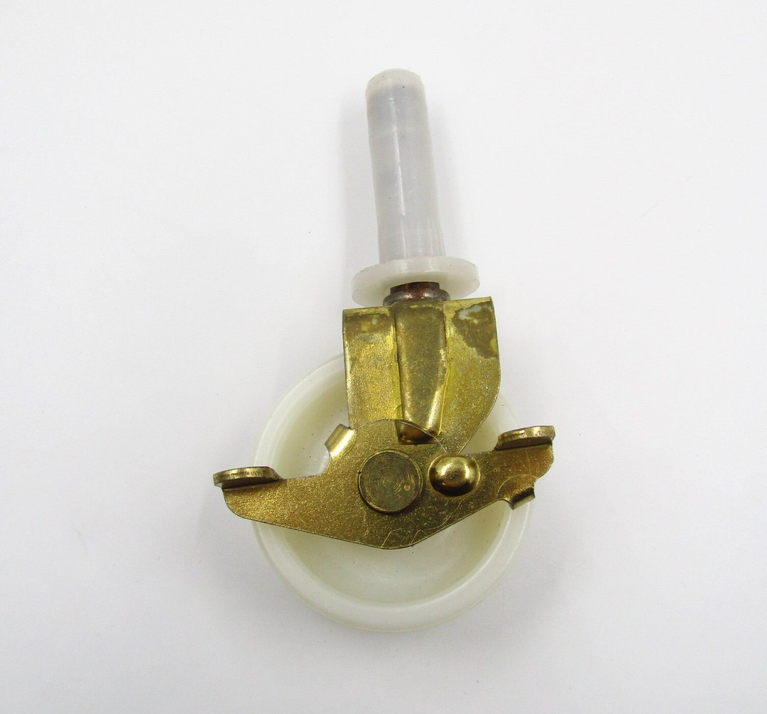 Vintage Bed Frame Caster Wheels 2" With Inserts Locking Brake ...