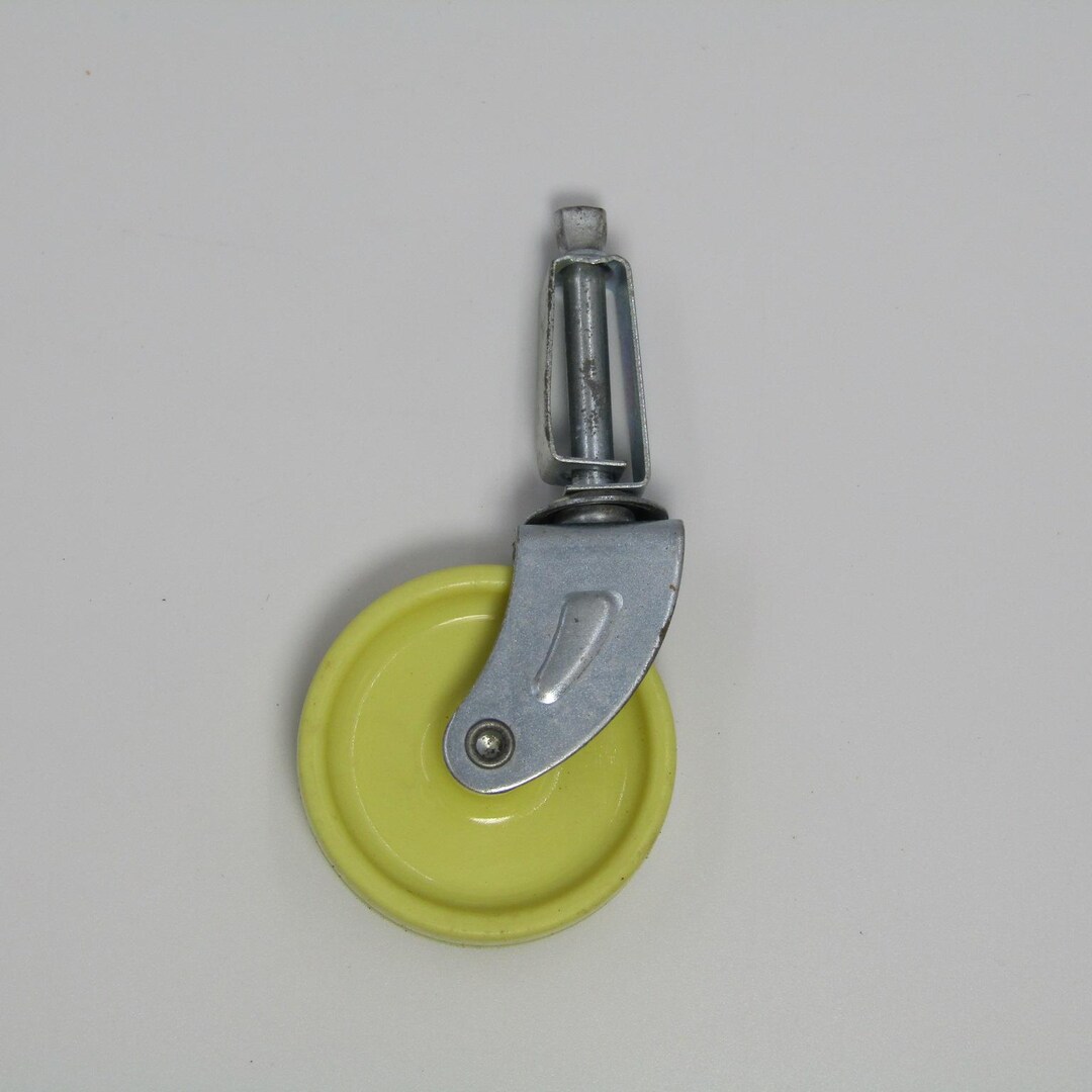 Caster Wheel 2" Diameter 1/2" Wide White Plastic - Legs Office Chair ...